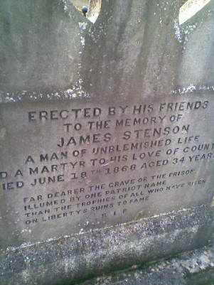 NGA.ie - Graves - Fenians - James Stenson